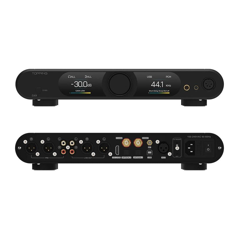 Topping DX9 Dekstop DAC, Headphone Amplifier and Pre-Amp – Headphones.com